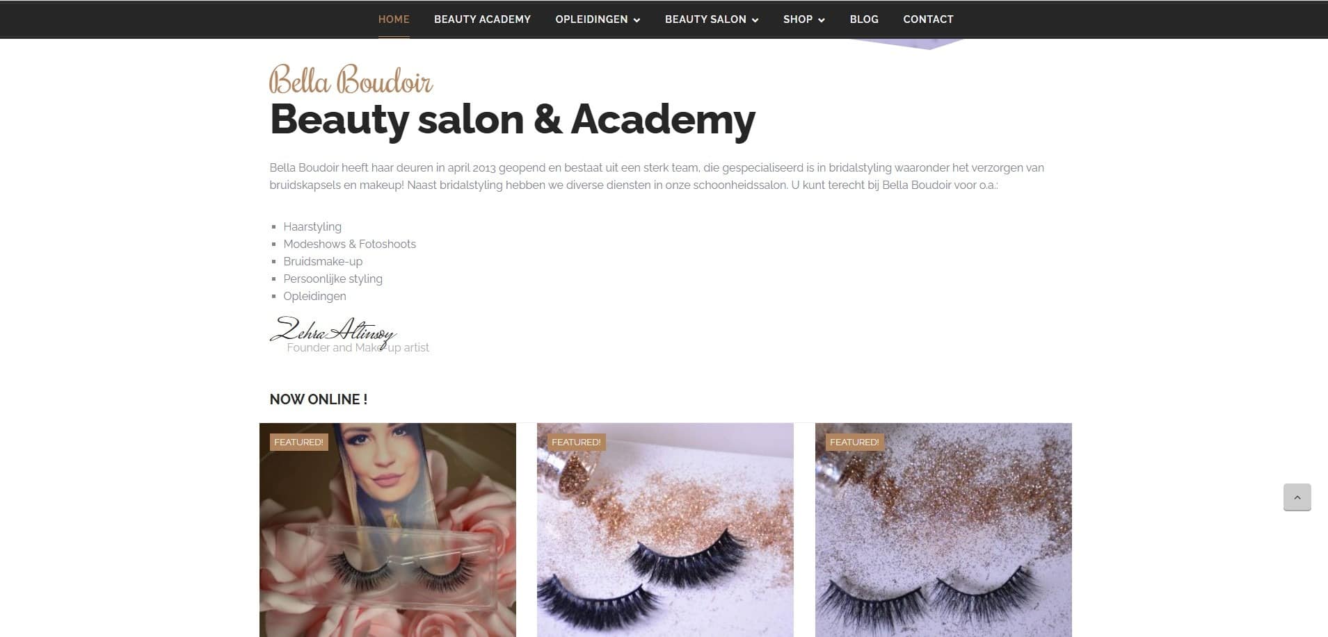 Bella Boudoir - Webbureau X